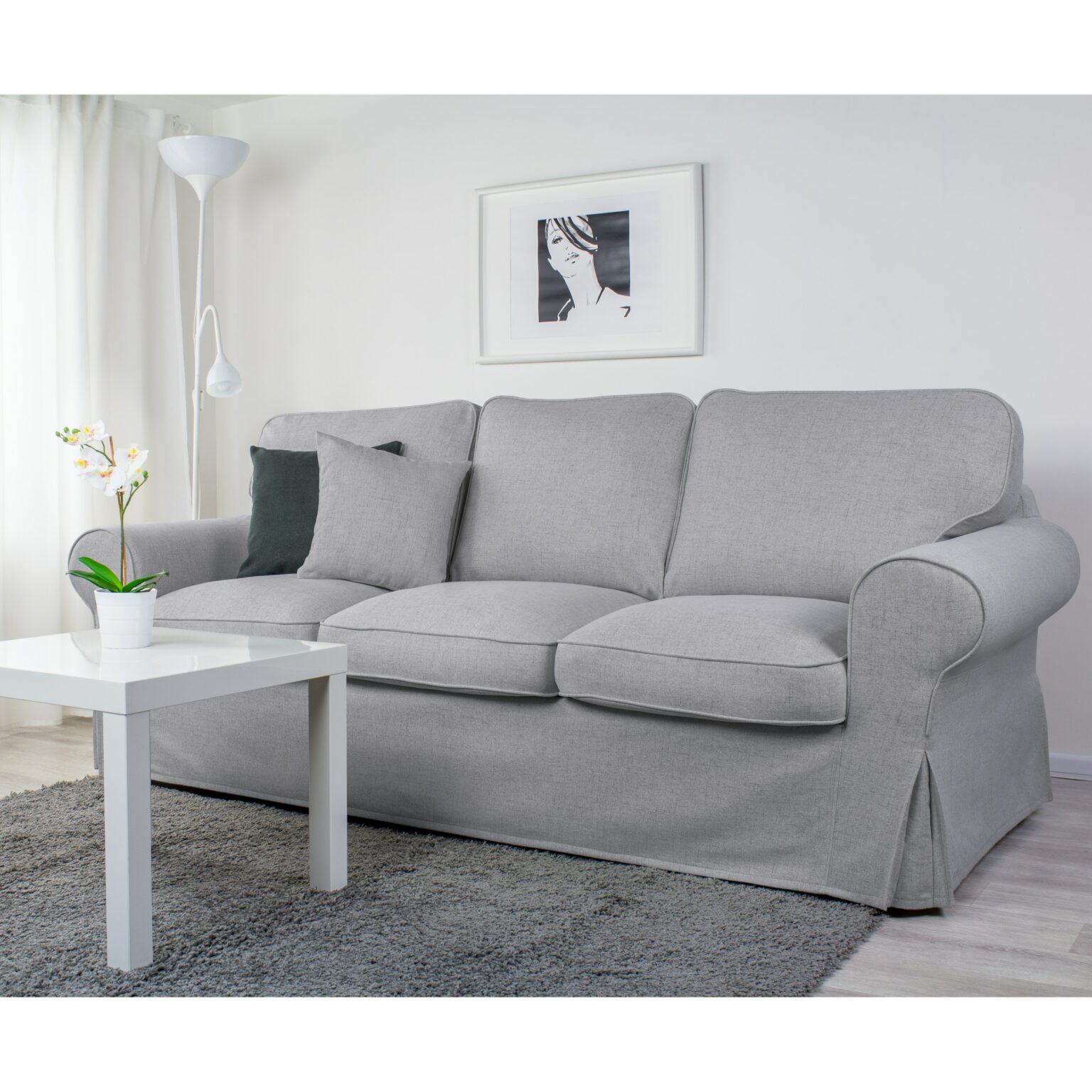 Bezug für IKEA EKTORP 3er-Schlafsofa neues Modell - DAGRA